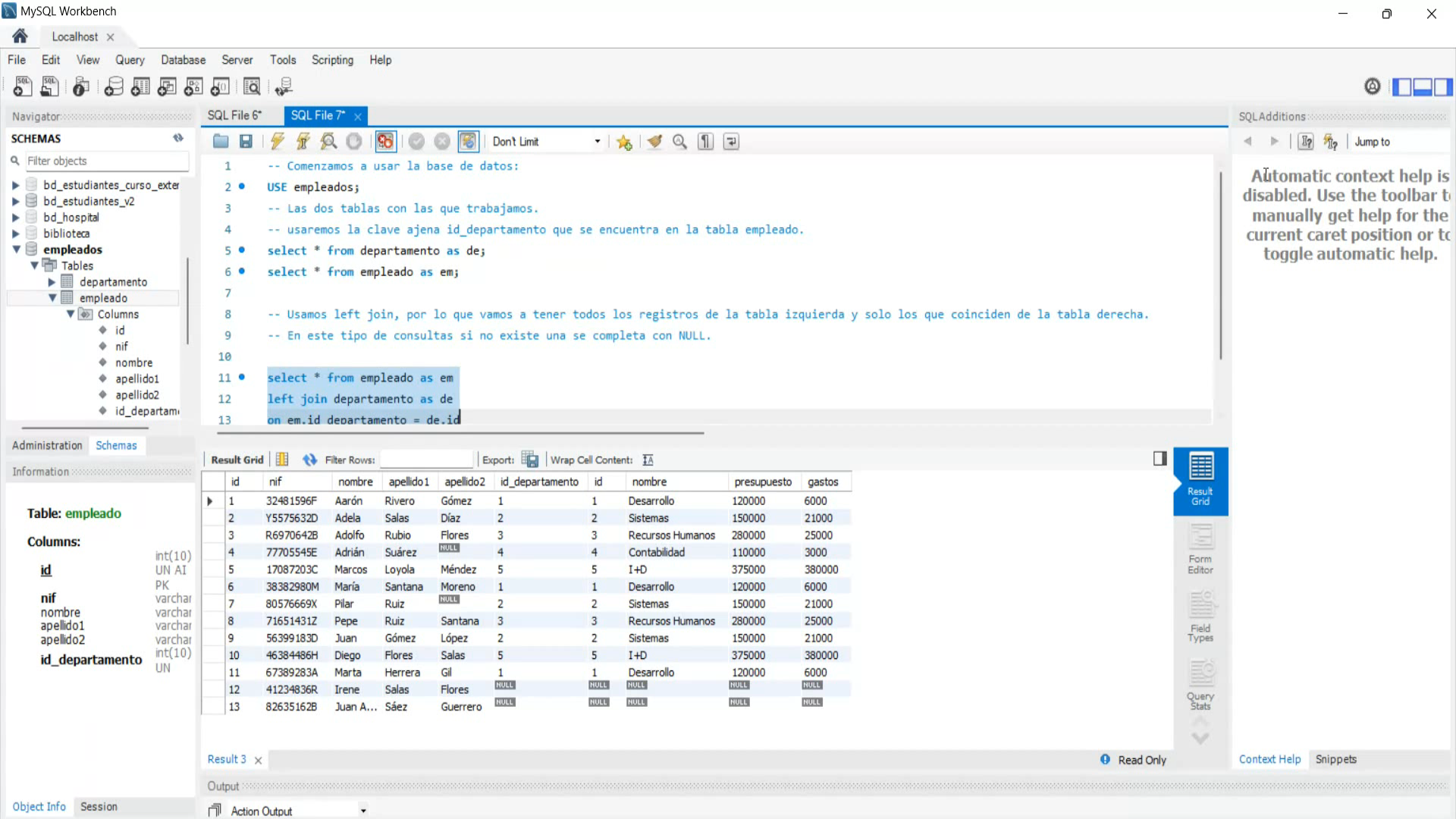 Cómo funciona LEFT JOIN en SQL: explicación con ejemplos prácticos ...