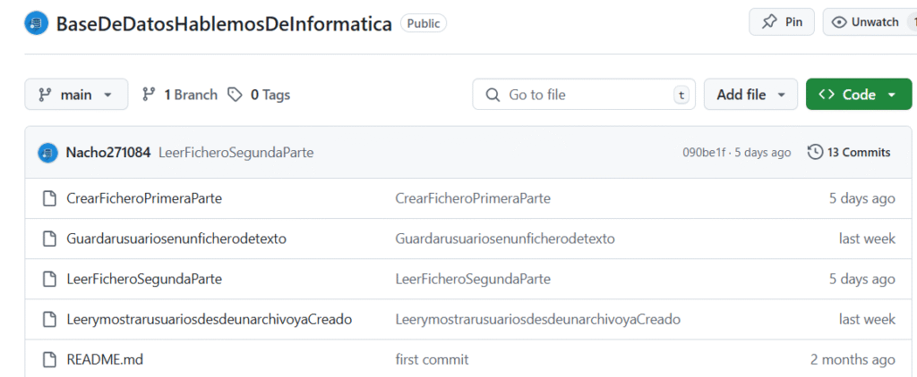 Cómo crear una carpeta en GitHub con la barra diagonal / (ejemplo paso a paso) - Hablemos de ...