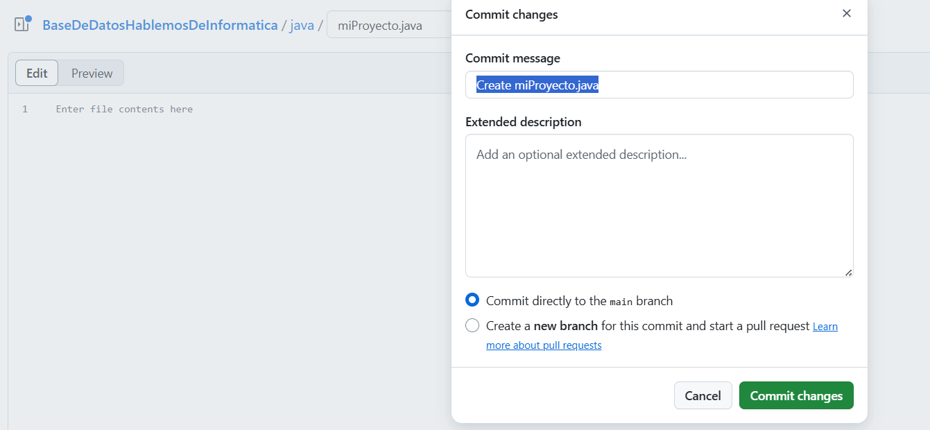 Cómo crear una carpeta en GitHub con la barra diagonal / (ejemplo paso ...